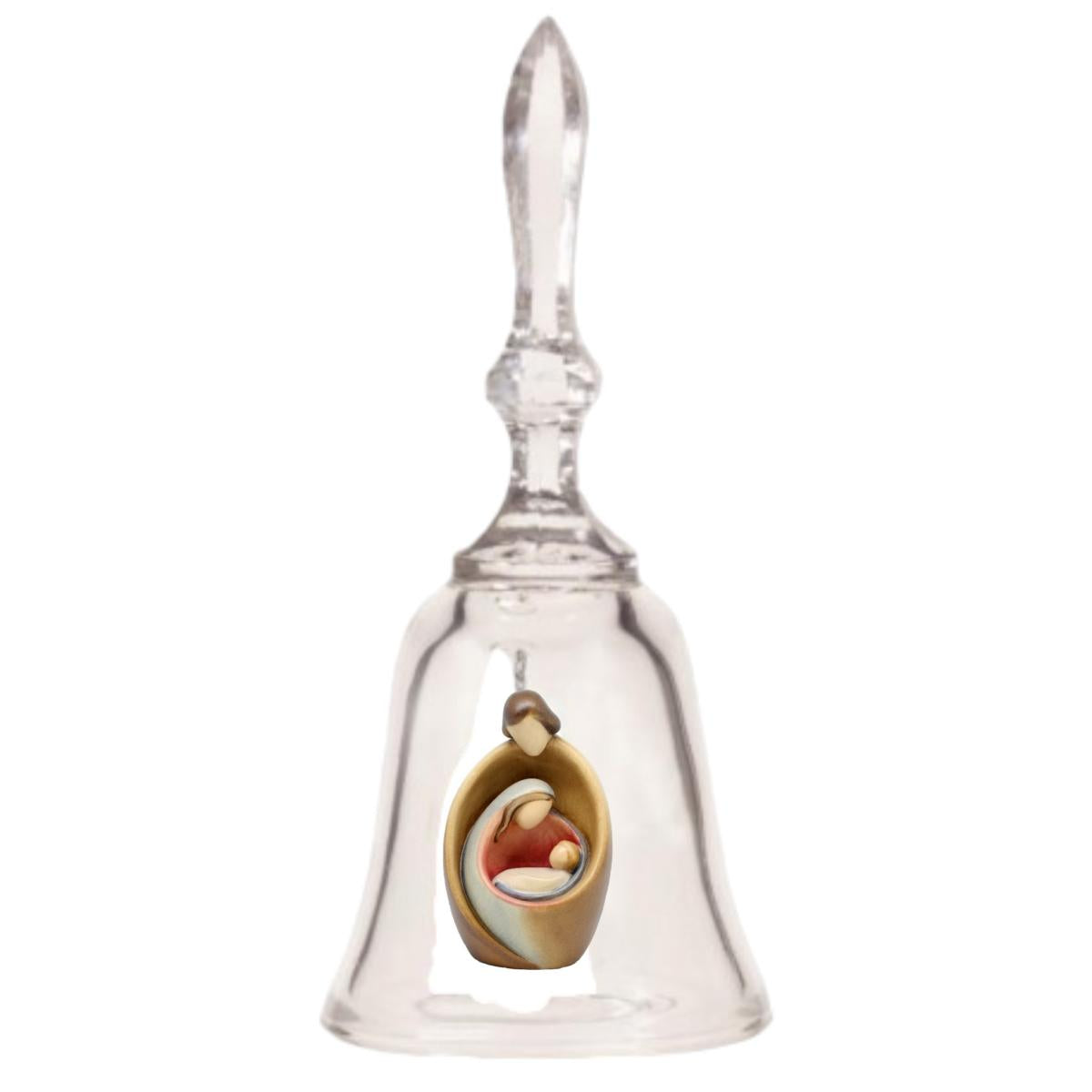 Crystal Bell with Modern Nativity Scene - color – Dolfi