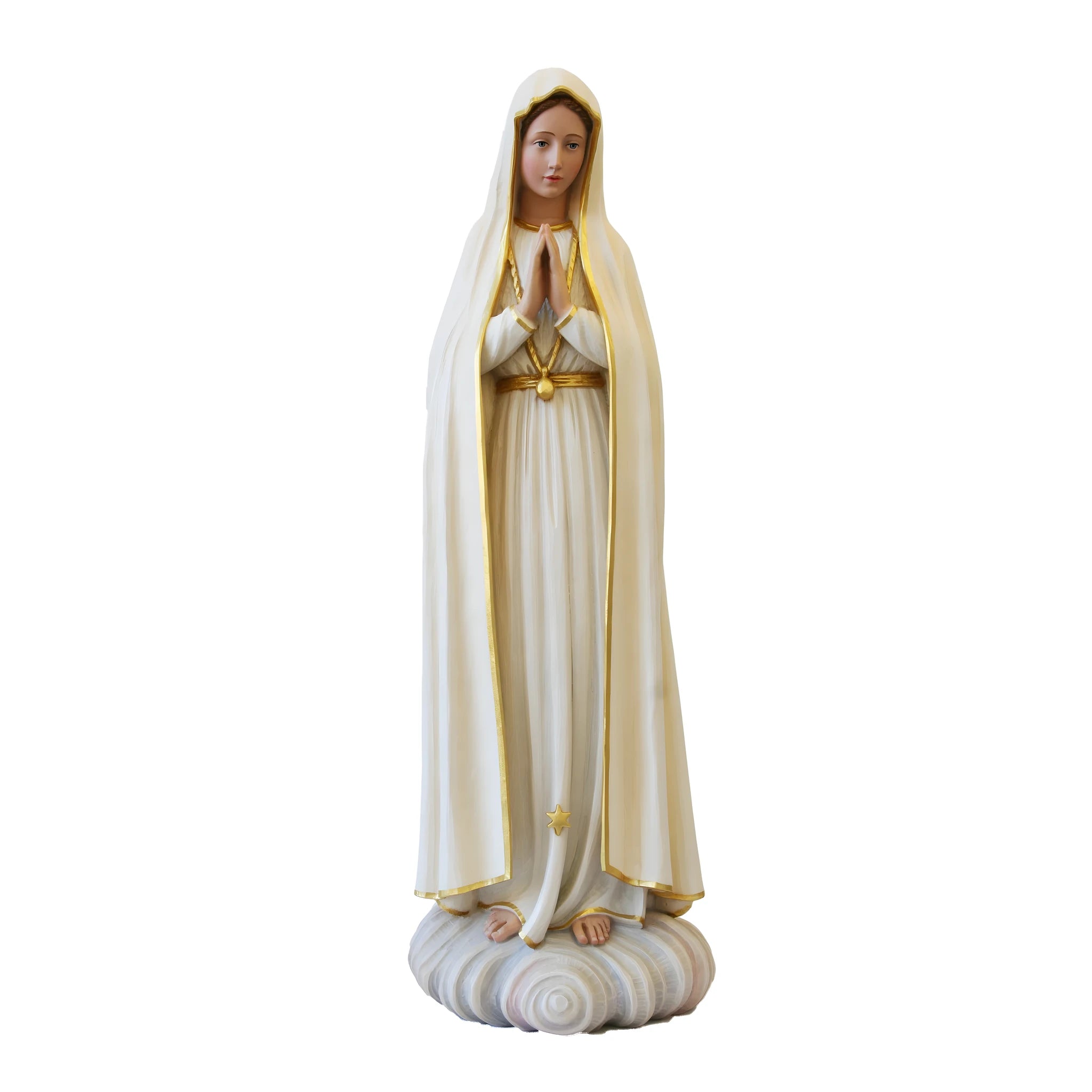 Virgin Pilgrim of Fátima statue | Handmade Fiberglass Sculpture – Dolfi